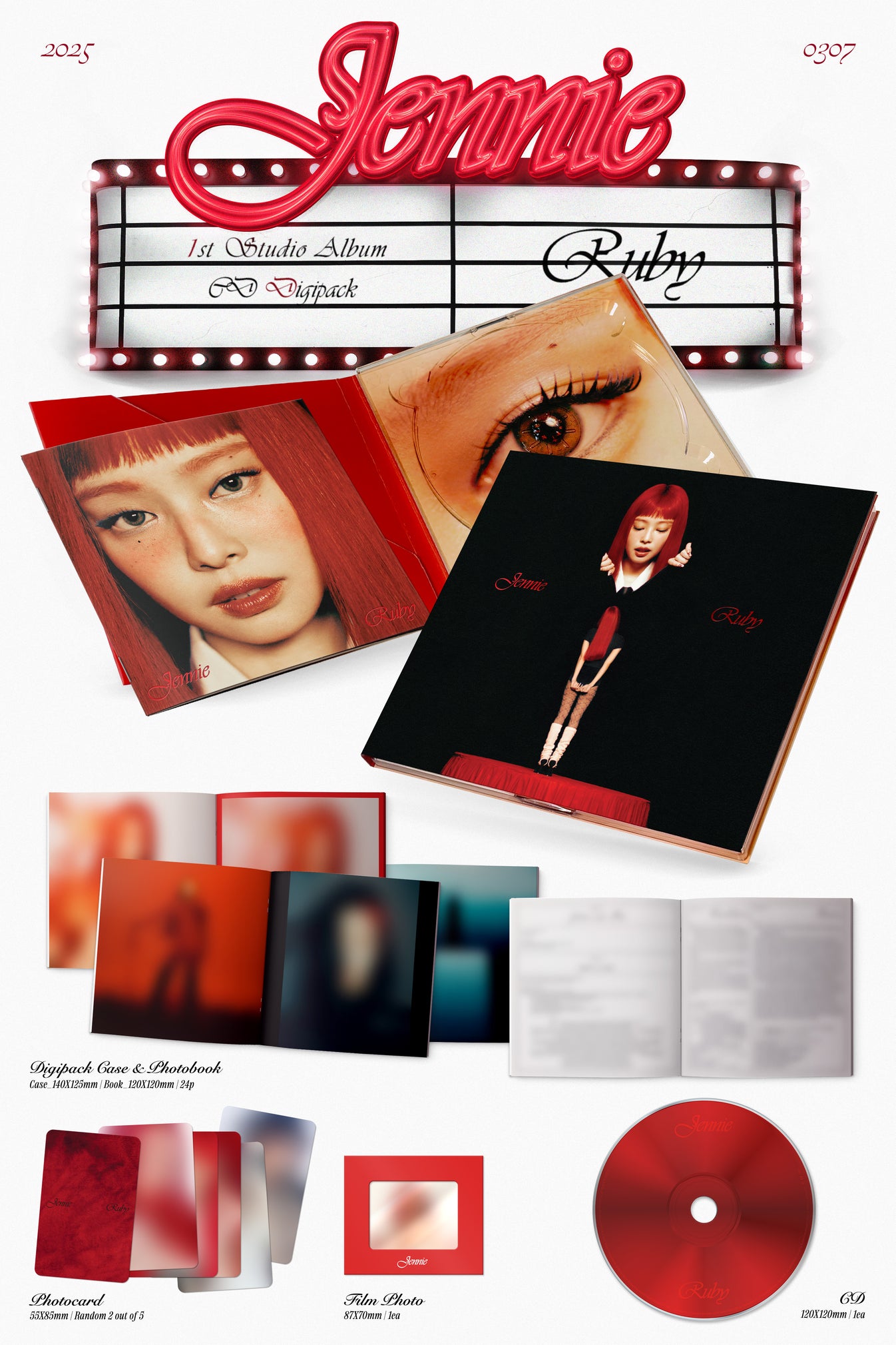 Ruby CD Digipack – JENNIE Only Audio – Jennie